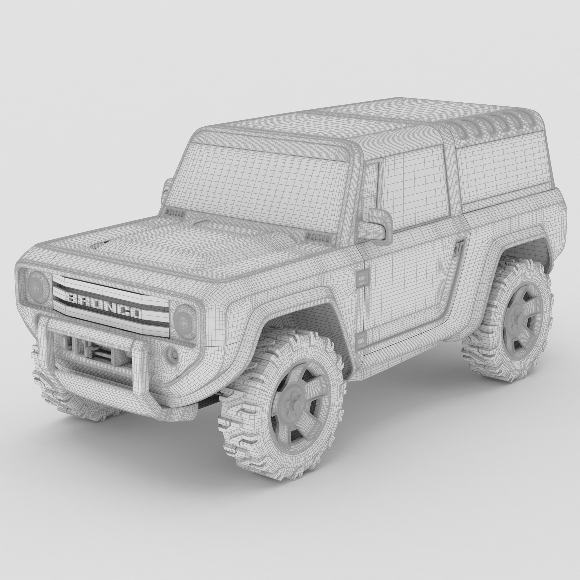 bronco concept 3d dwg