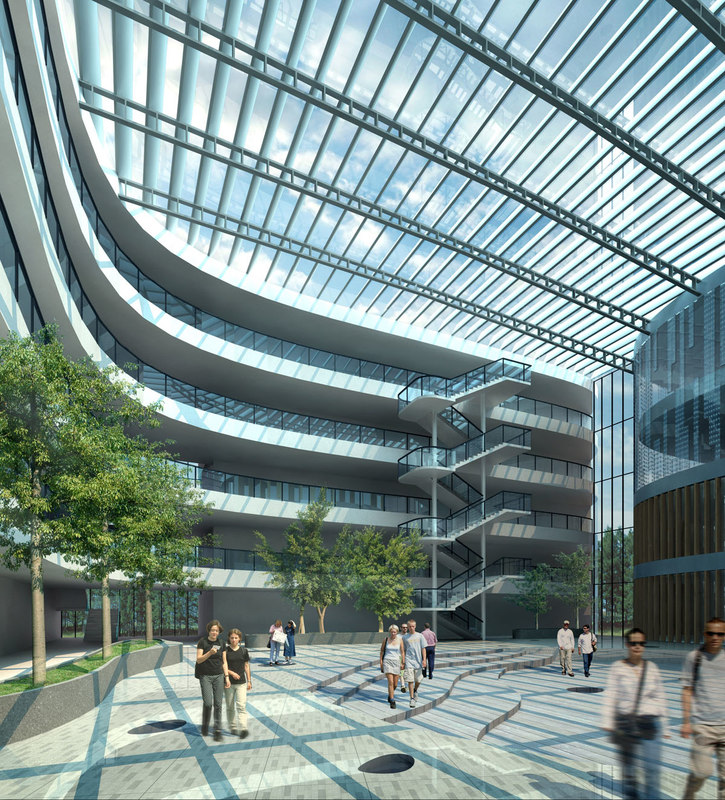 3ds max university teaching building