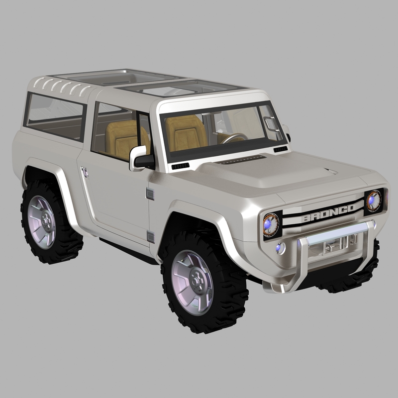 bronco concept 3d dwg