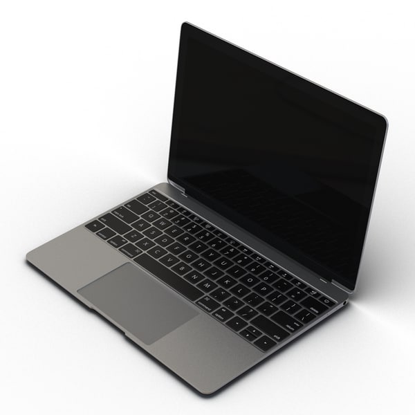 3d model generic laptop 3