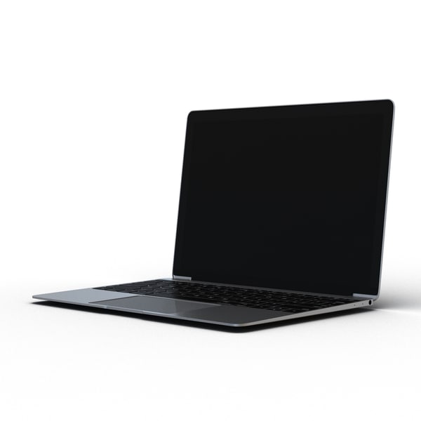 3d model generic laptop 3