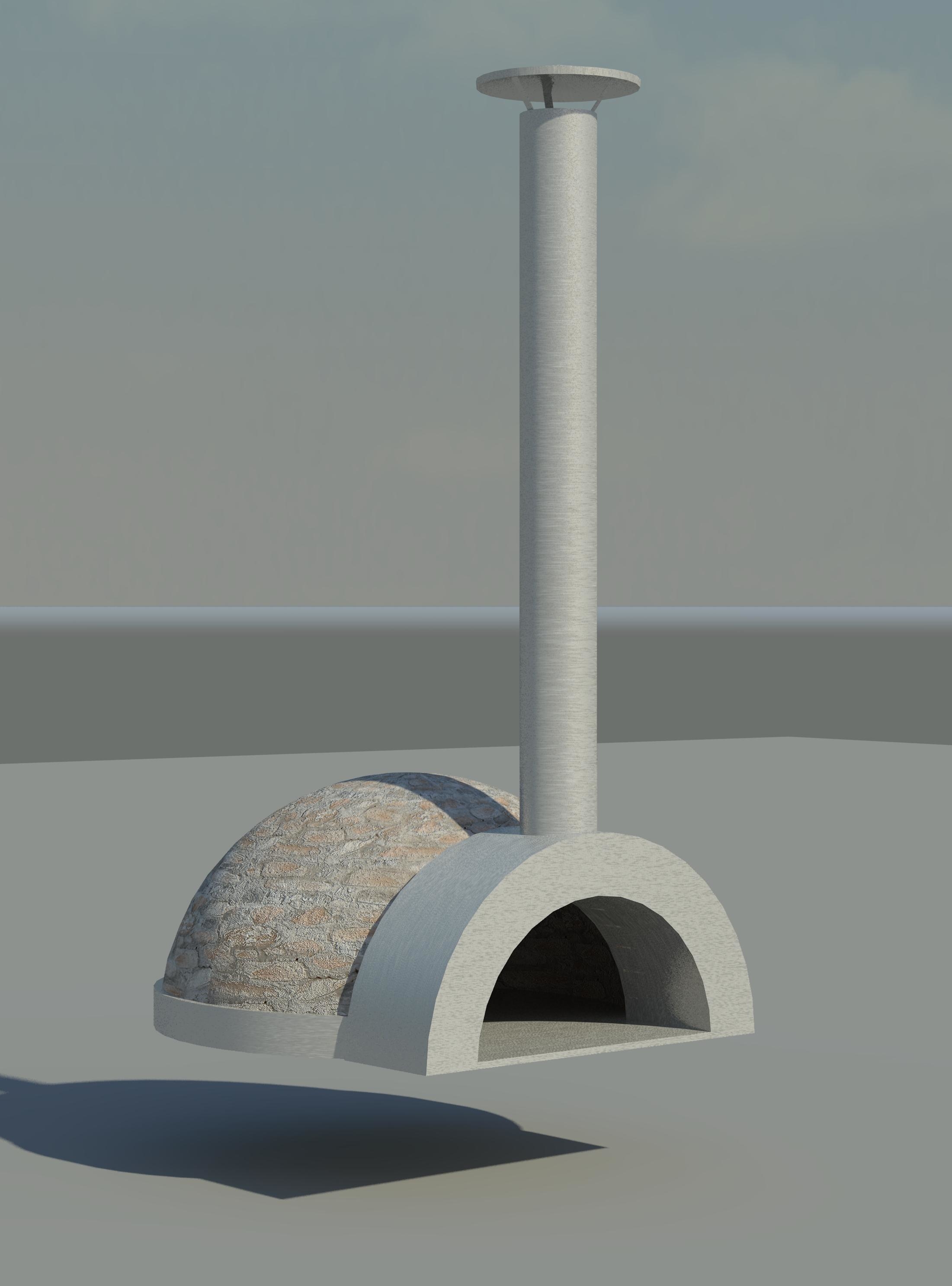Building Revit Family pizza oven revitfamily