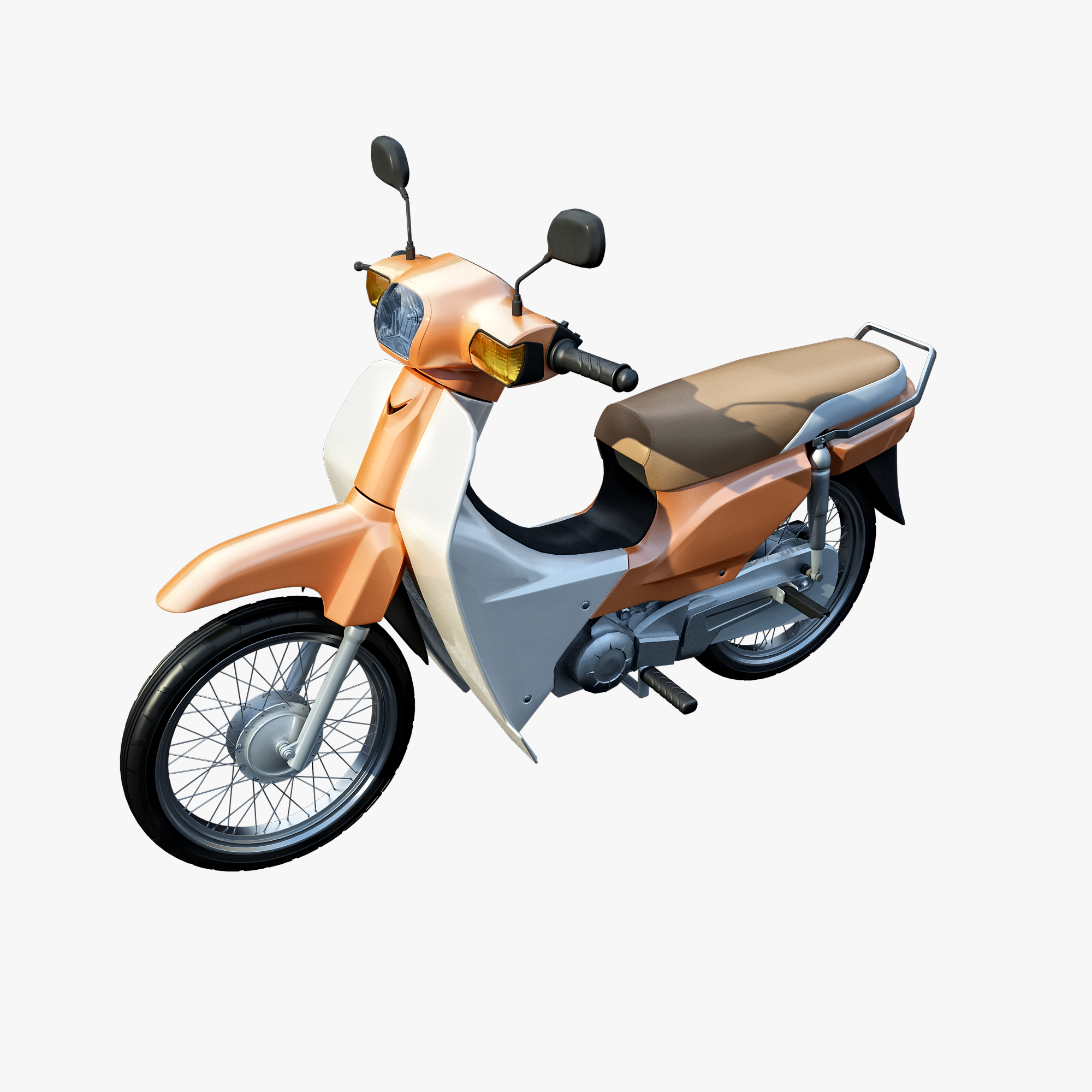moped 3d model
