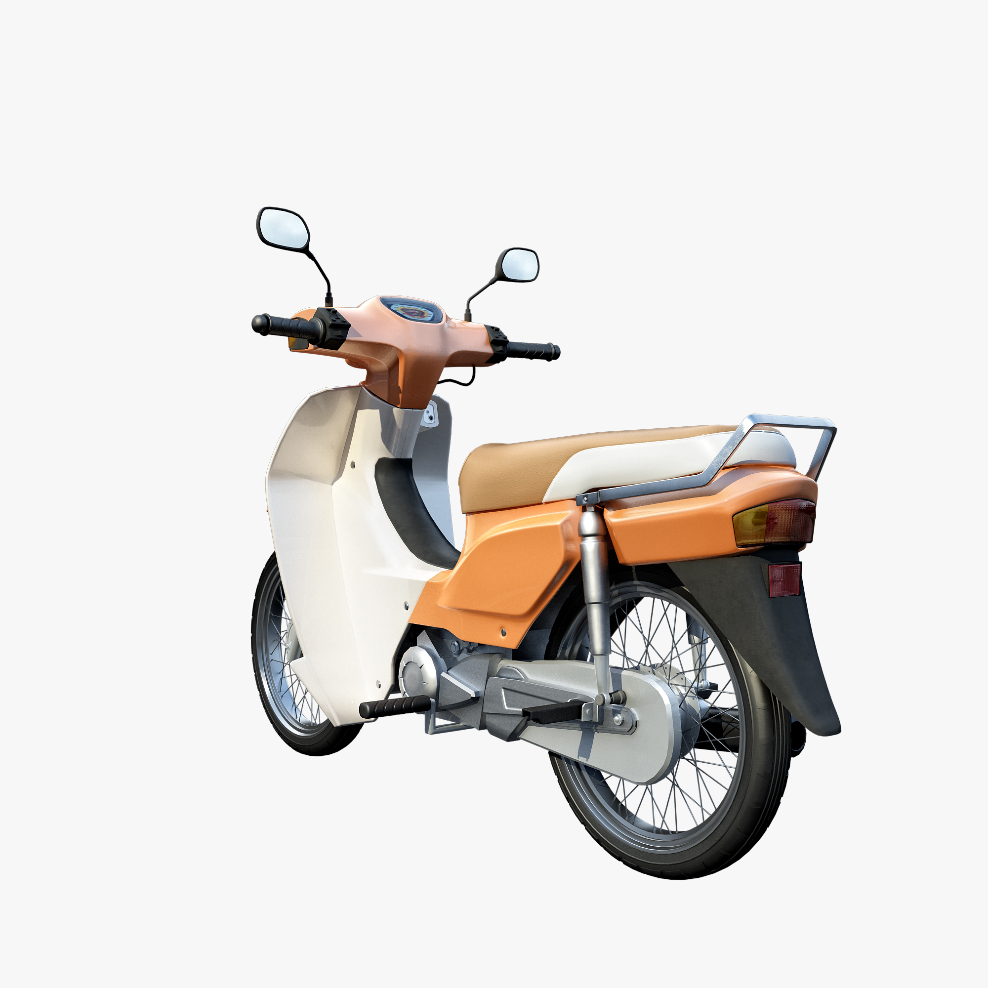 moped 3d model