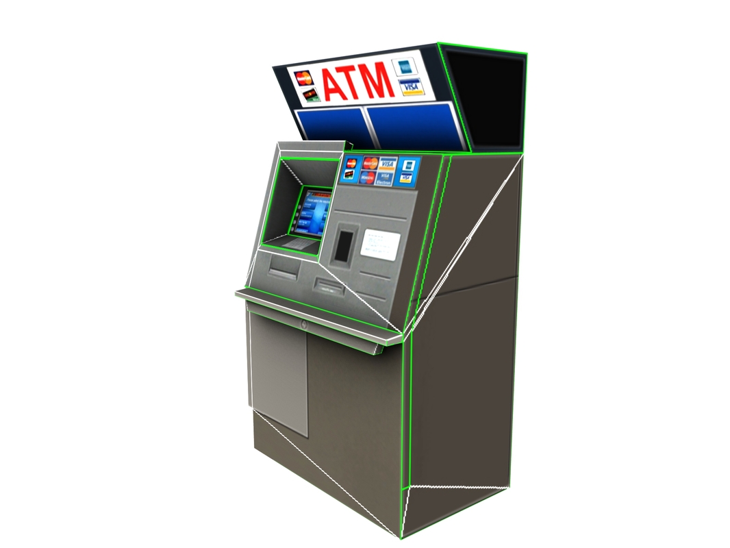 modelo 3d Cajero automático - TurboSquid 989587