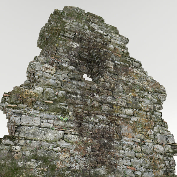 3d ruins tower