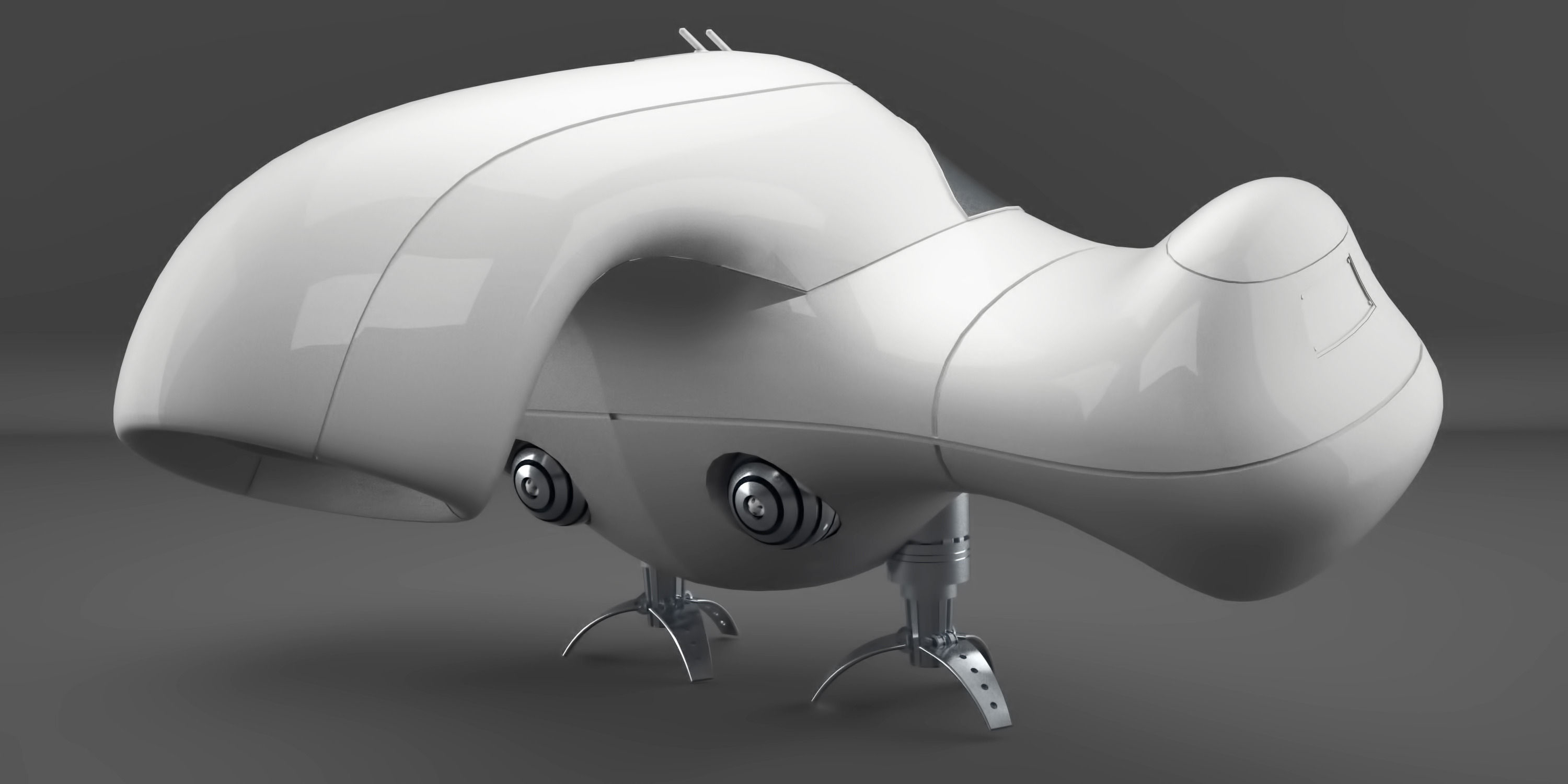 mini spaceship obj free