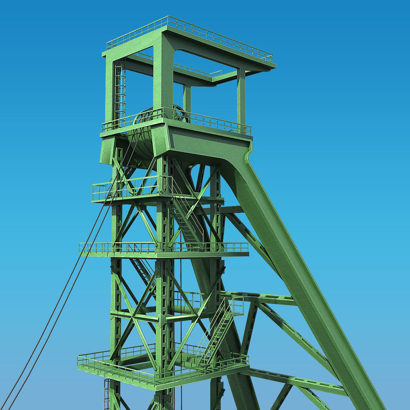 Mining Headframe 3d Model Mining Headframe 3d Model