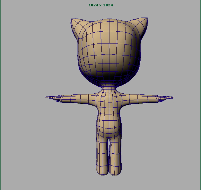 Maya Girl Character 