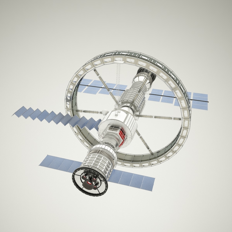 space station 3d model