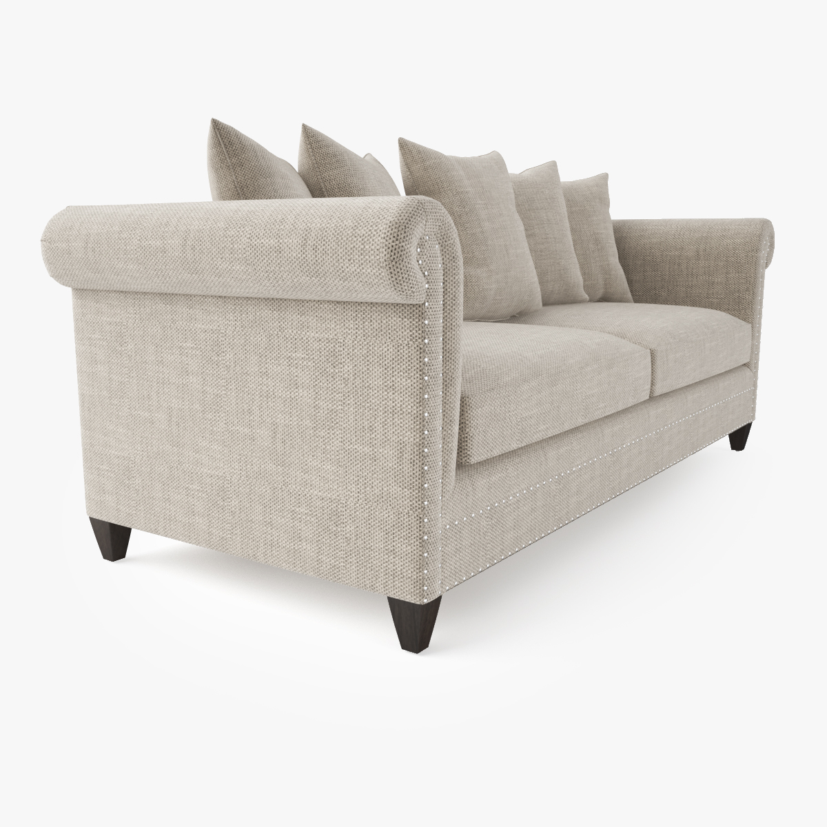 crate barrel durham sofa 3d max