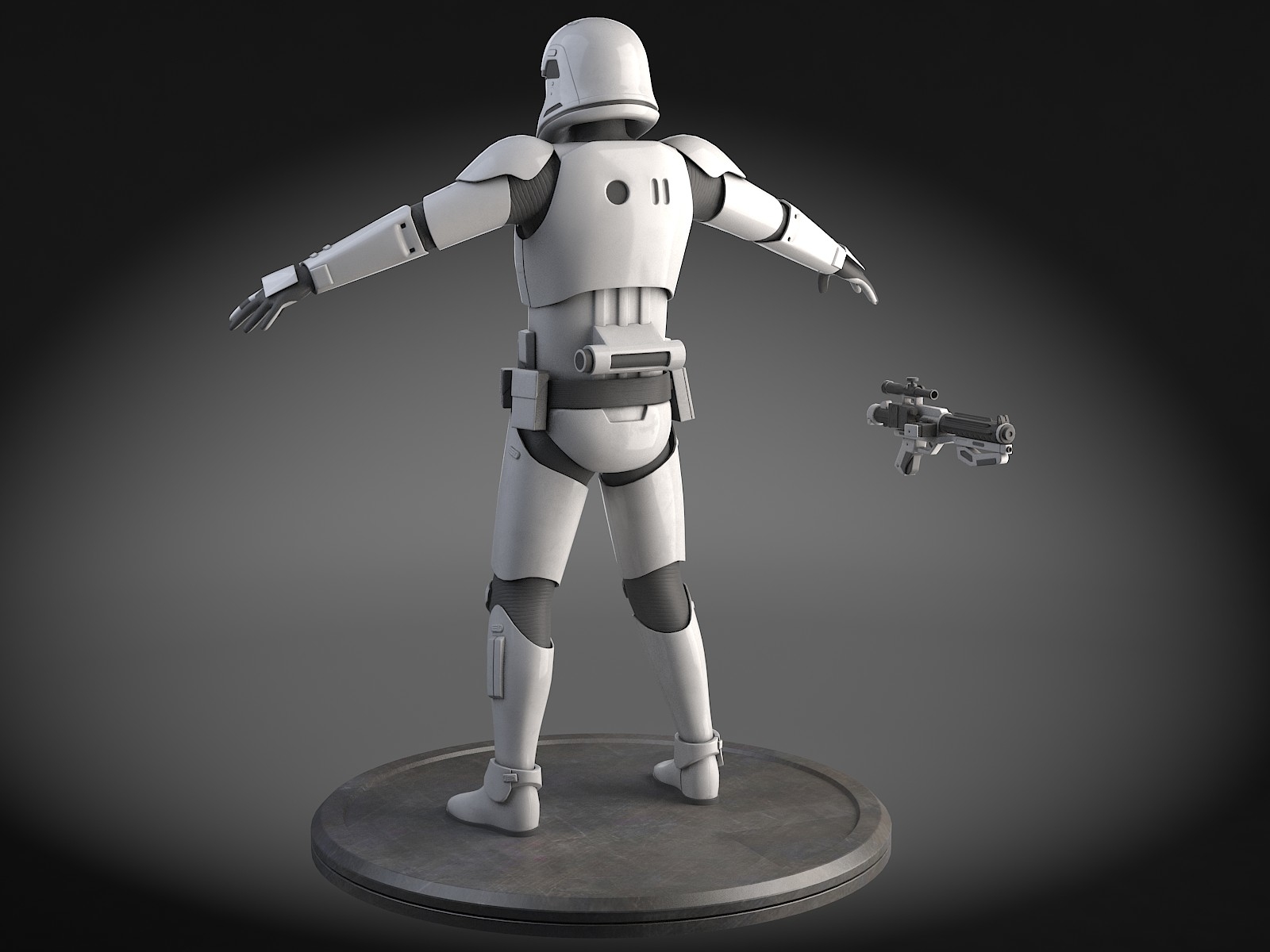 3d model star wars light