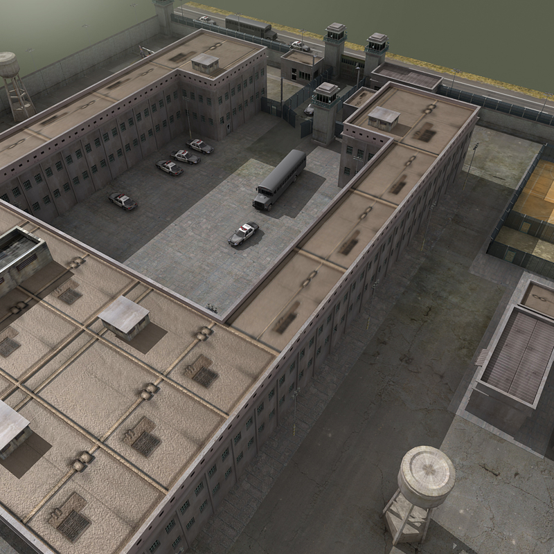 prison jail 3d model prison jail 3d model