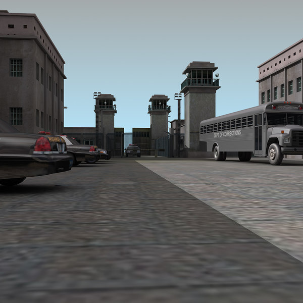 prison jail 3d model prison jail 3d model
