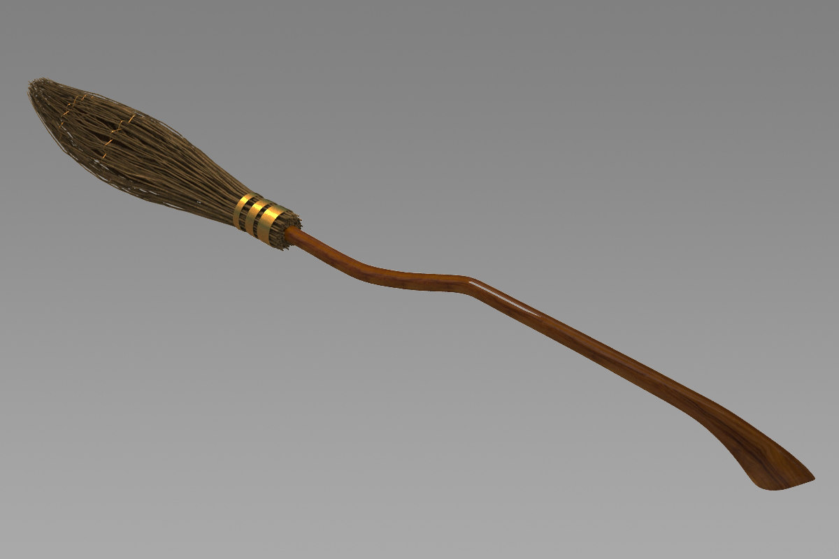 3d model magic broom