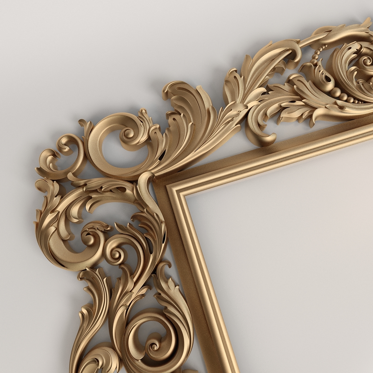 3 6 decorative frames 3d model
