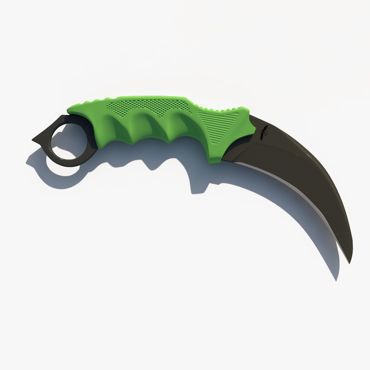 3d knife karambit model