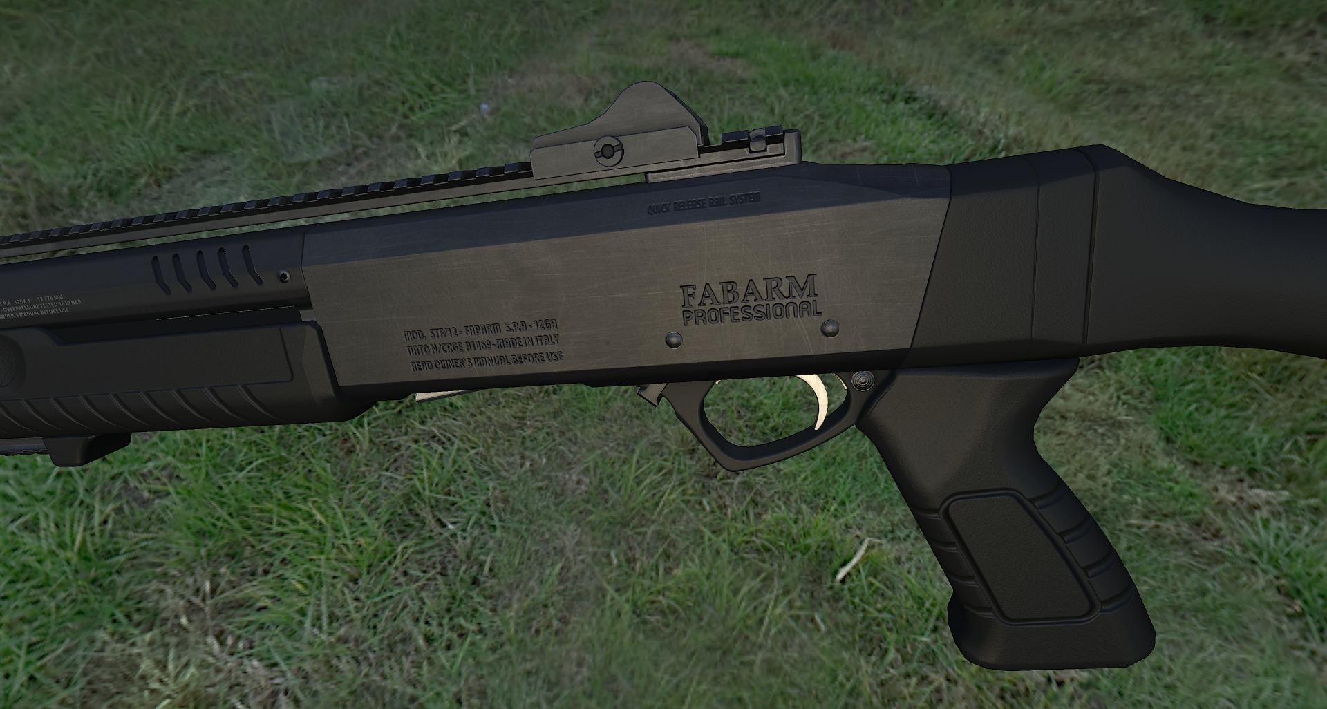 3d shotgun fabarm stf12 compact model