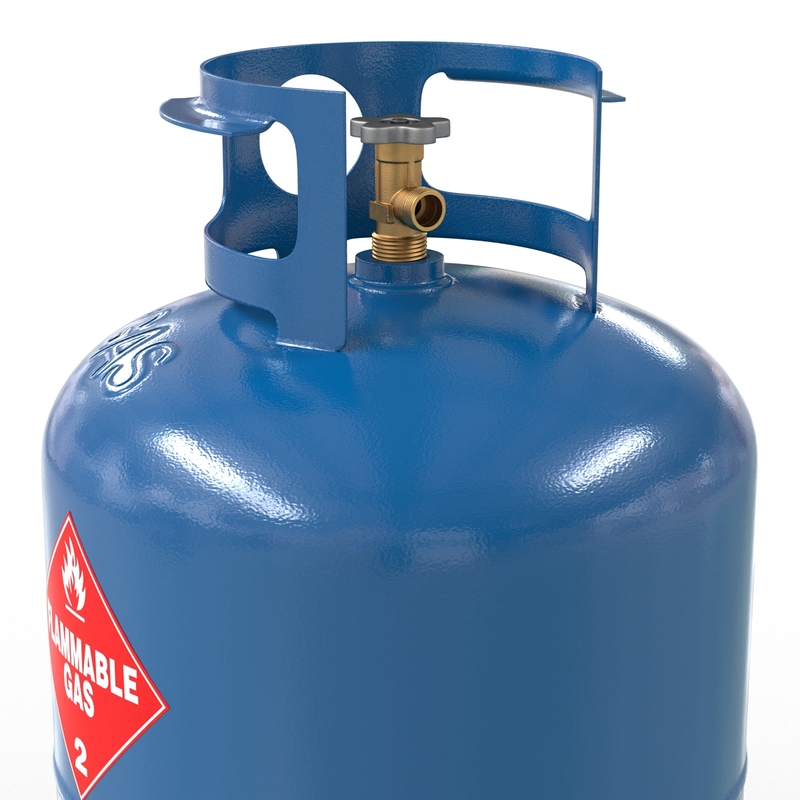 gas cylinder 2 3d max