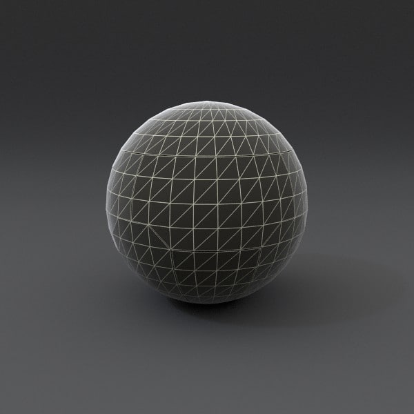 3d rigged sphere robot
