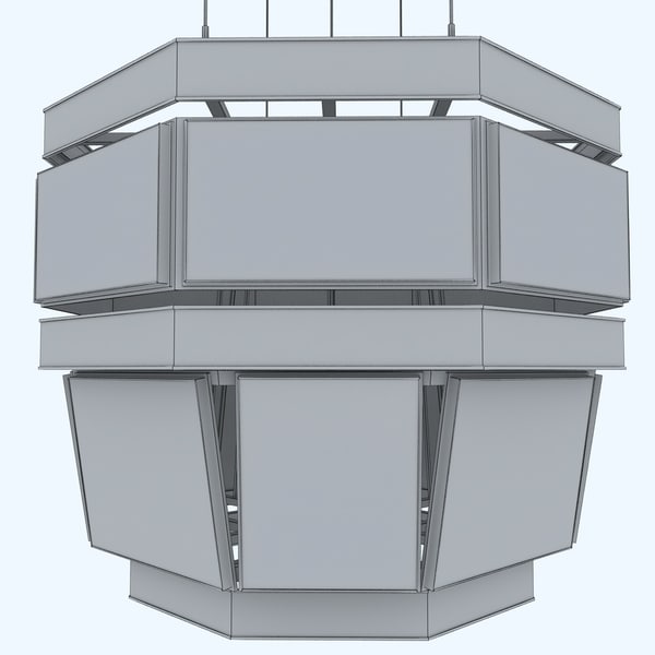 3d model jumbotron scoreboard double