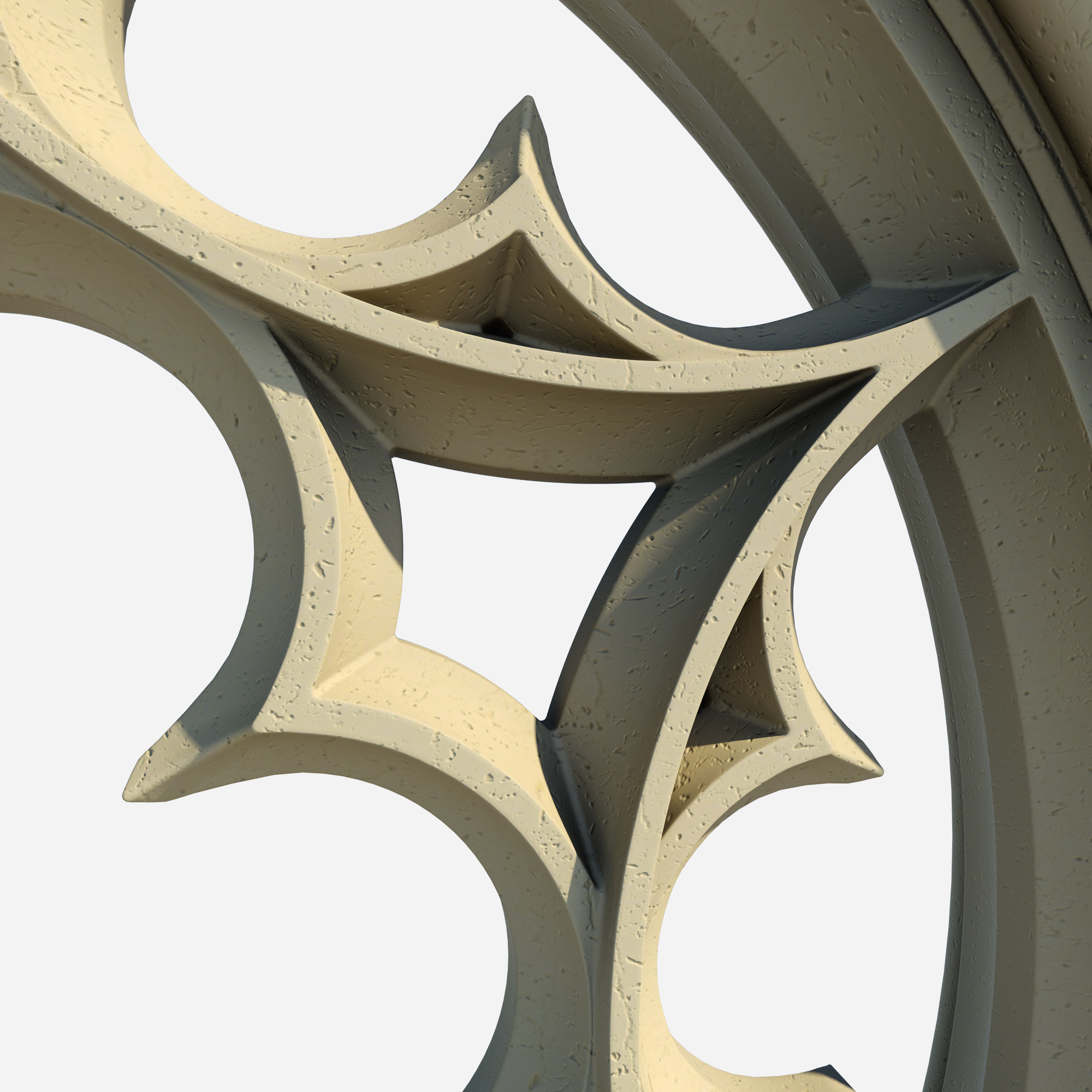 small gothic window 3ds