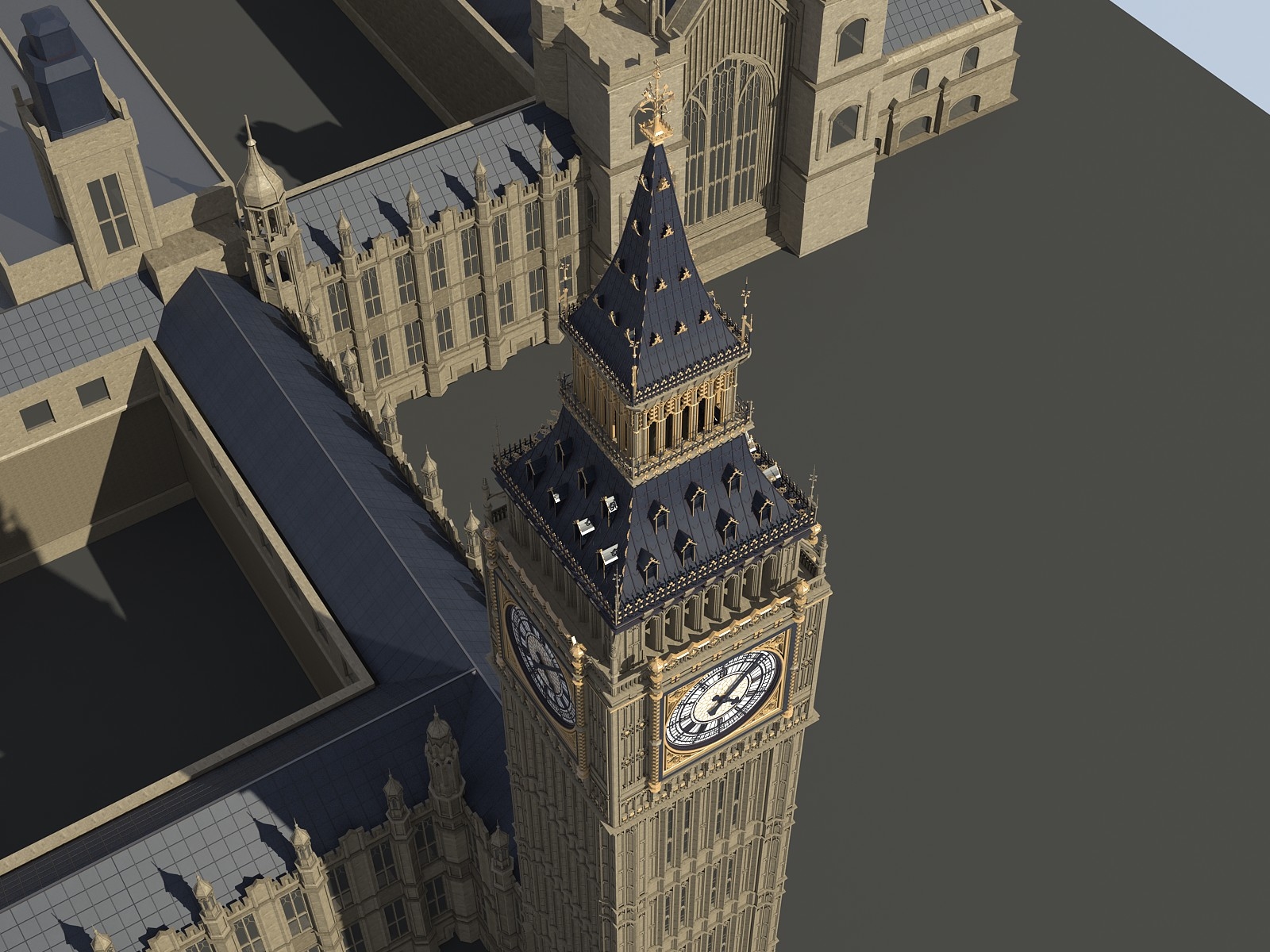 london big ben 3d model