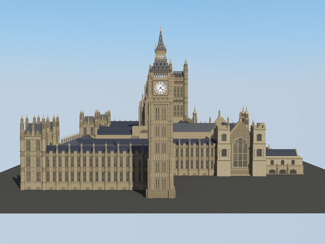 london big ben 3d model
