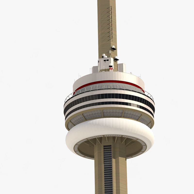 cn tower 3d model