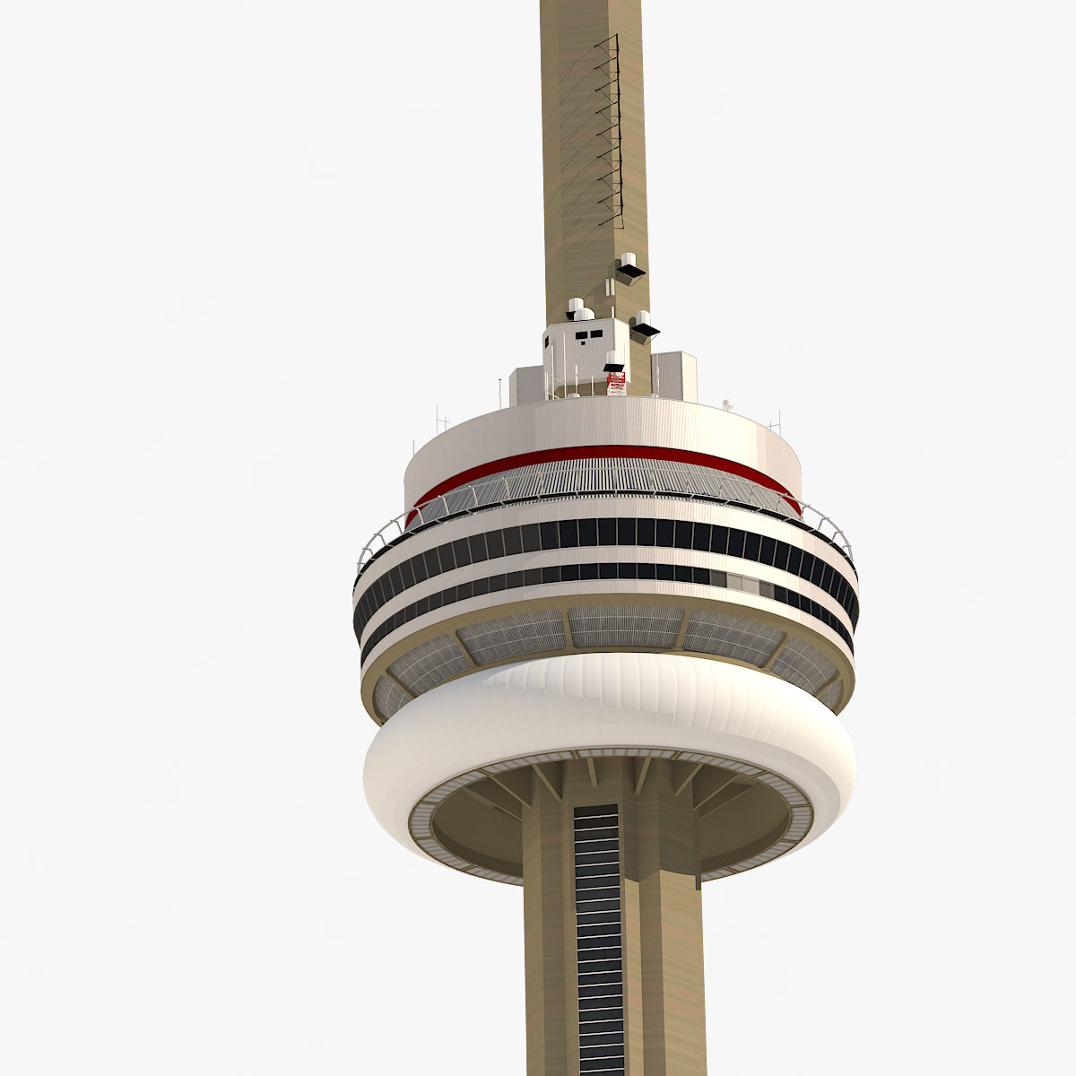 cn tower 3d model