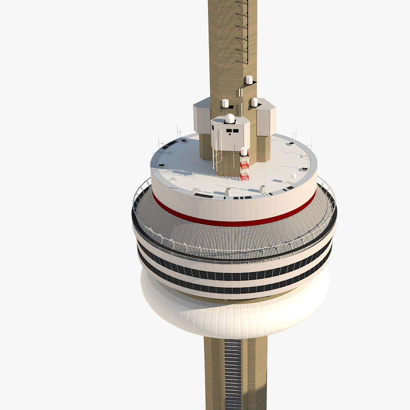 cn tower 3d model