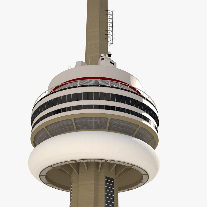cn tower 3d model