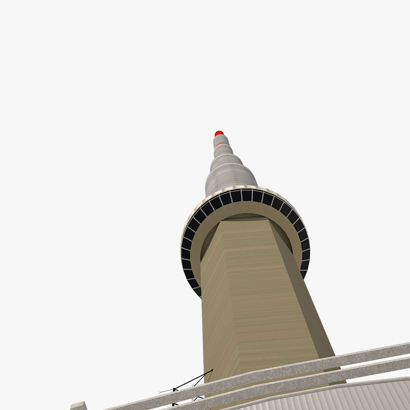 cn tower 3d model