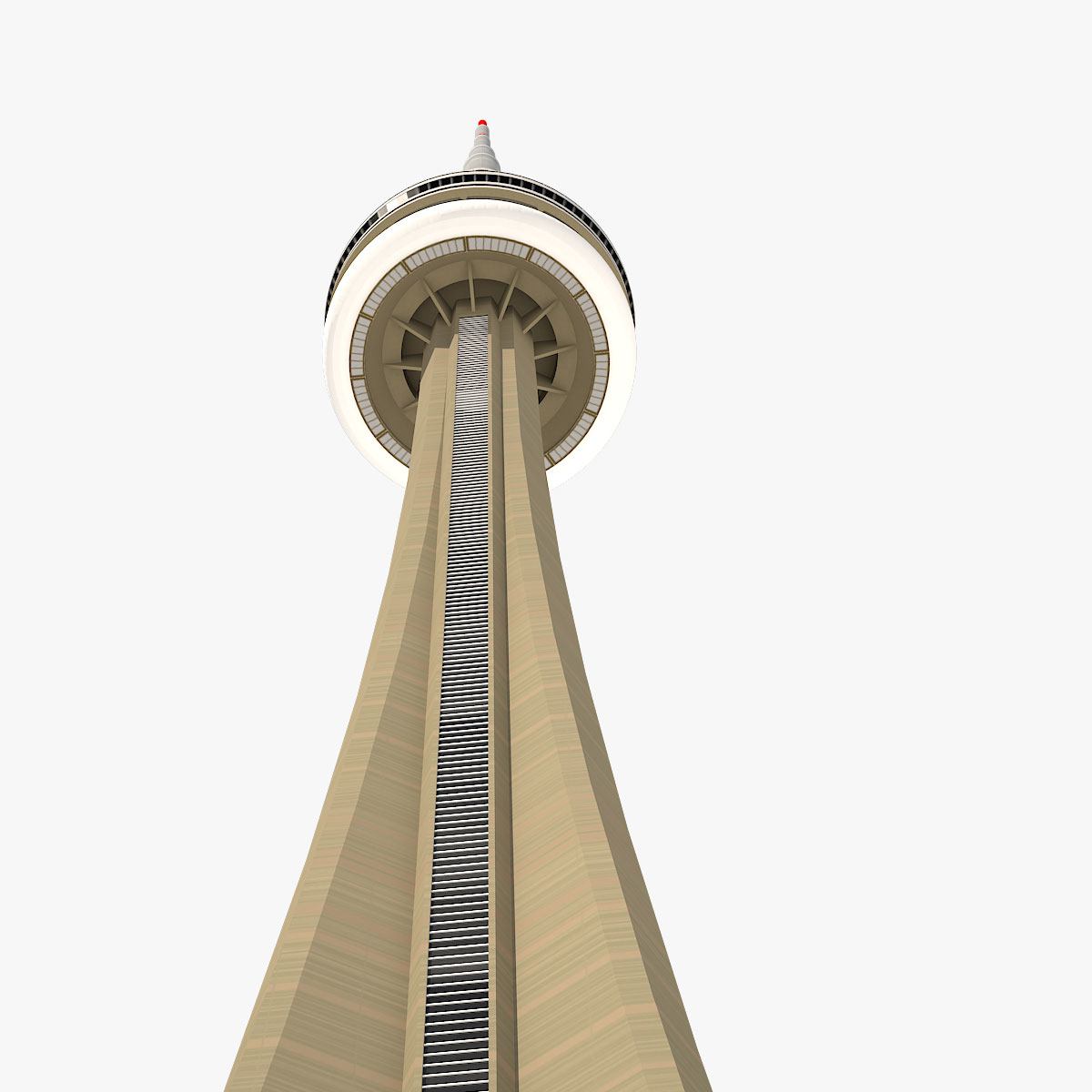 cn tower 3d model