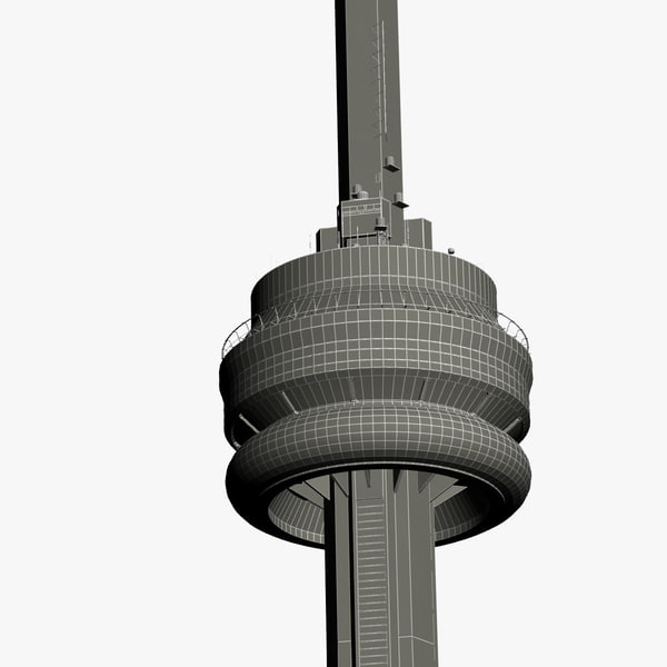 cn tower 3d model