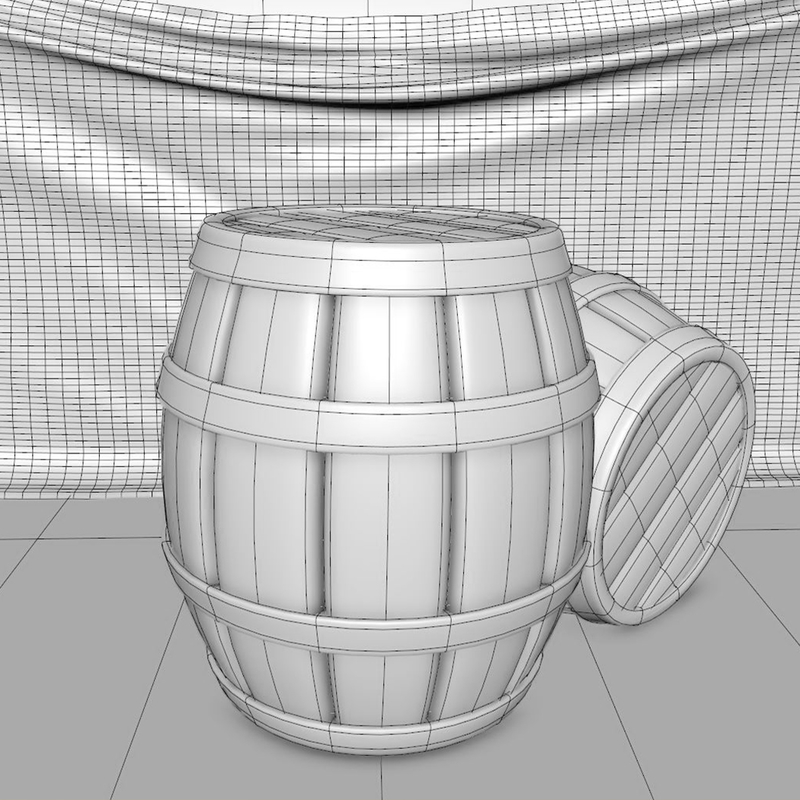 maya pirate barrel