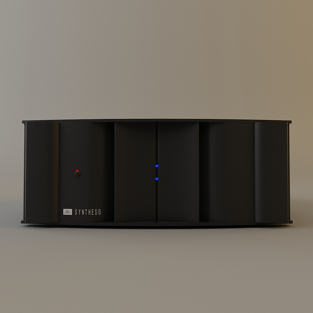 jbl synthesis power amplifier 3d model