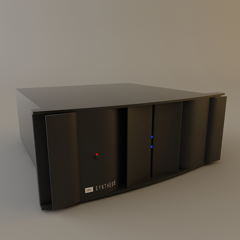 jbl synthesis power amplifier 3d model