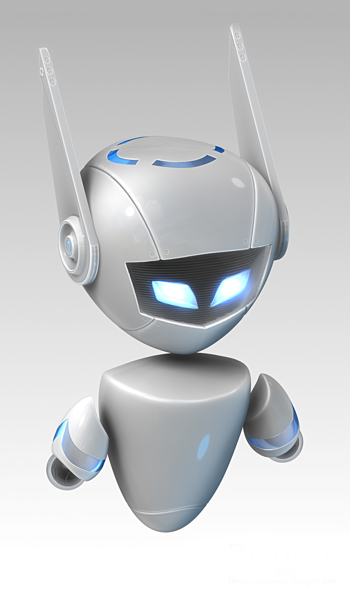 3d robot model