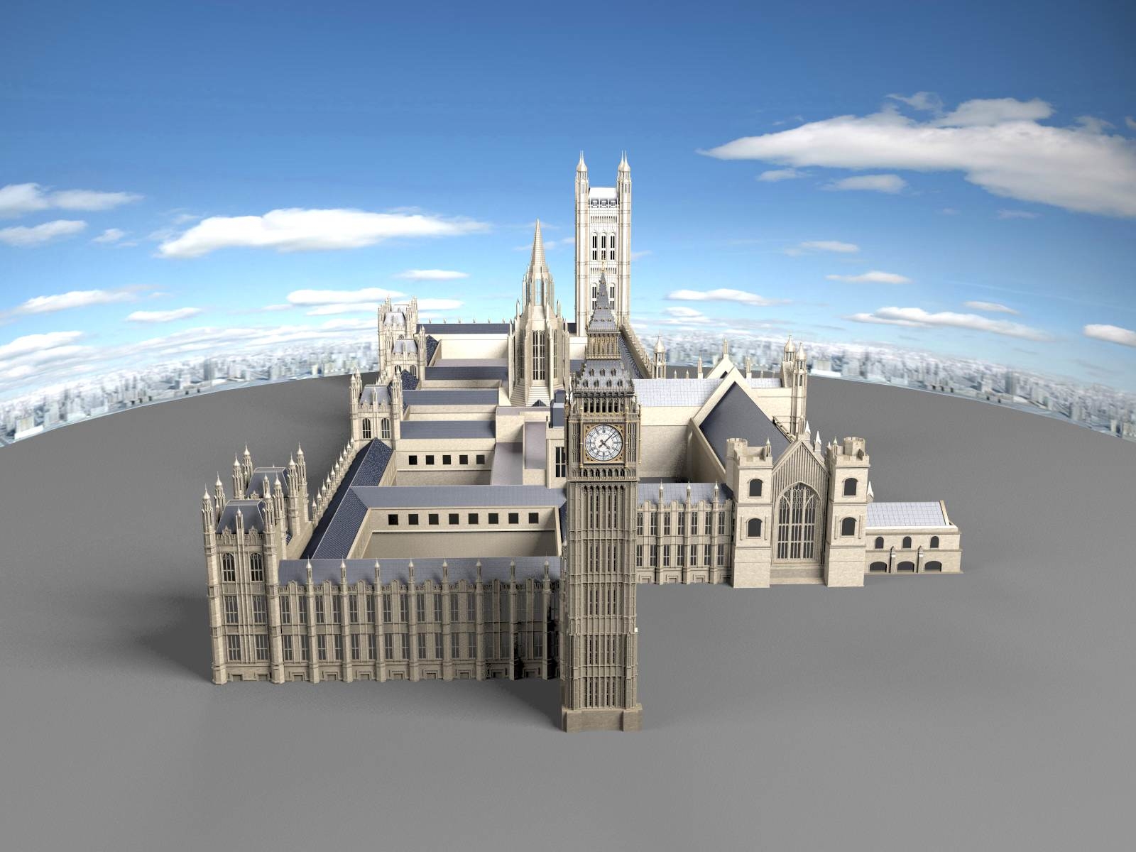 london big ben 3d model