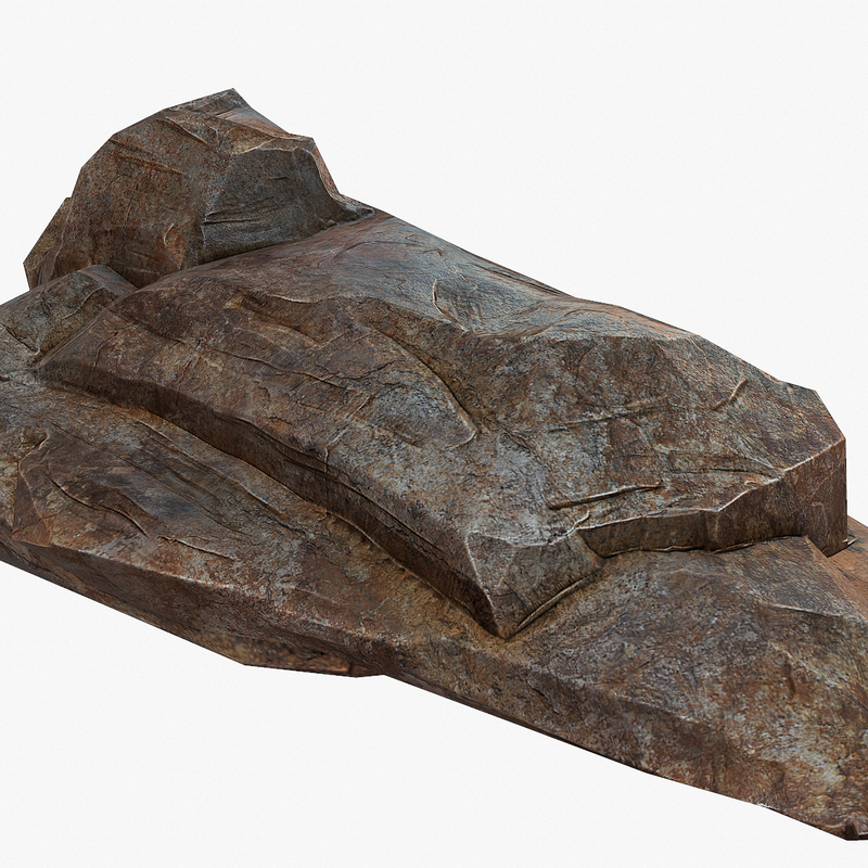 3ds max big stone