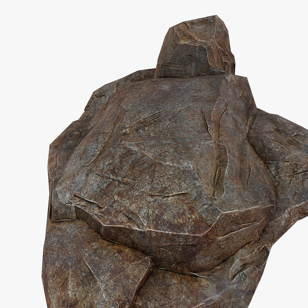 3ds max big stone