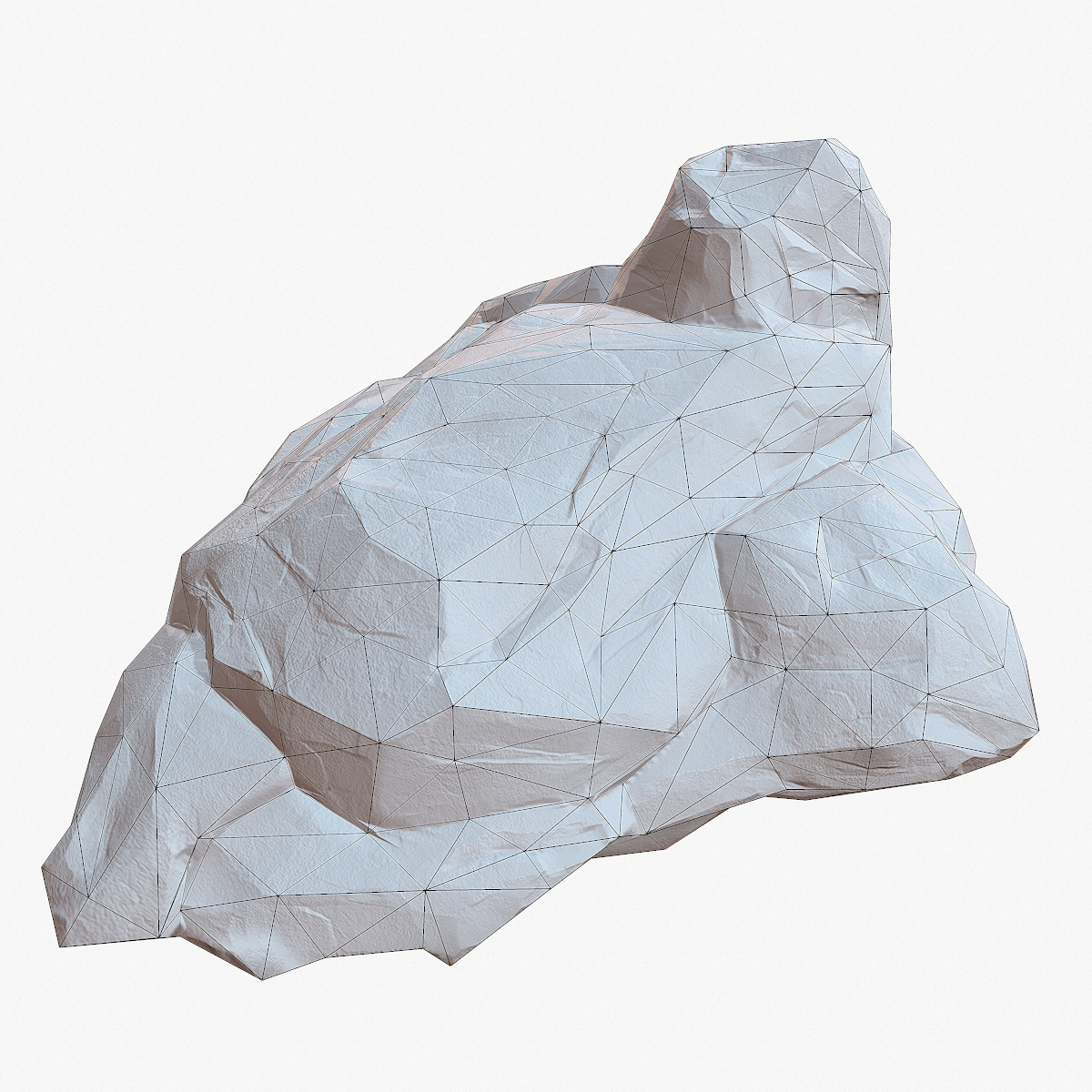 3ds max big stone