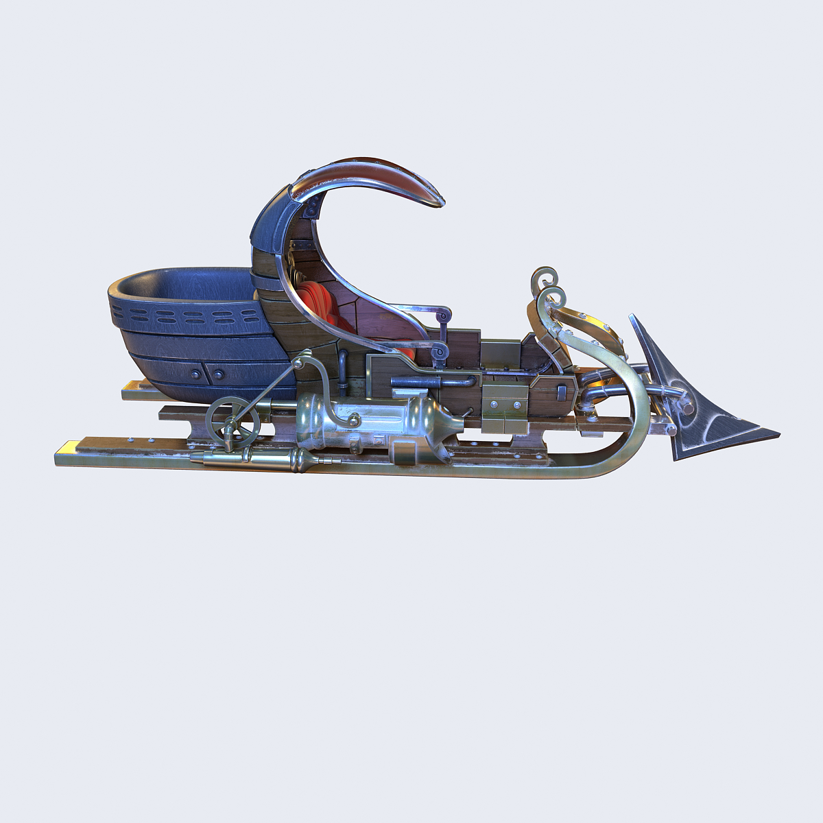 sleigh sledges sleds 3ds