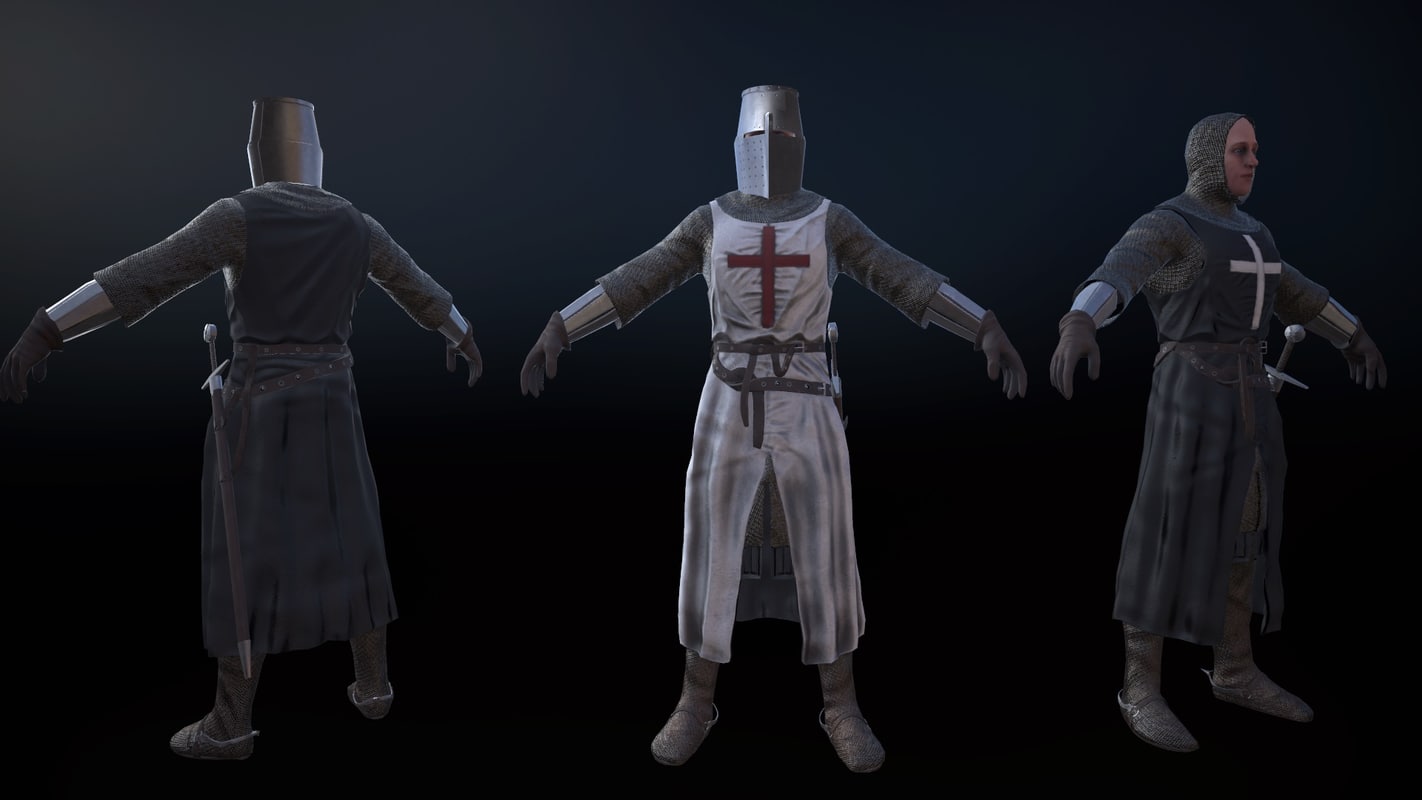 3d crusader model