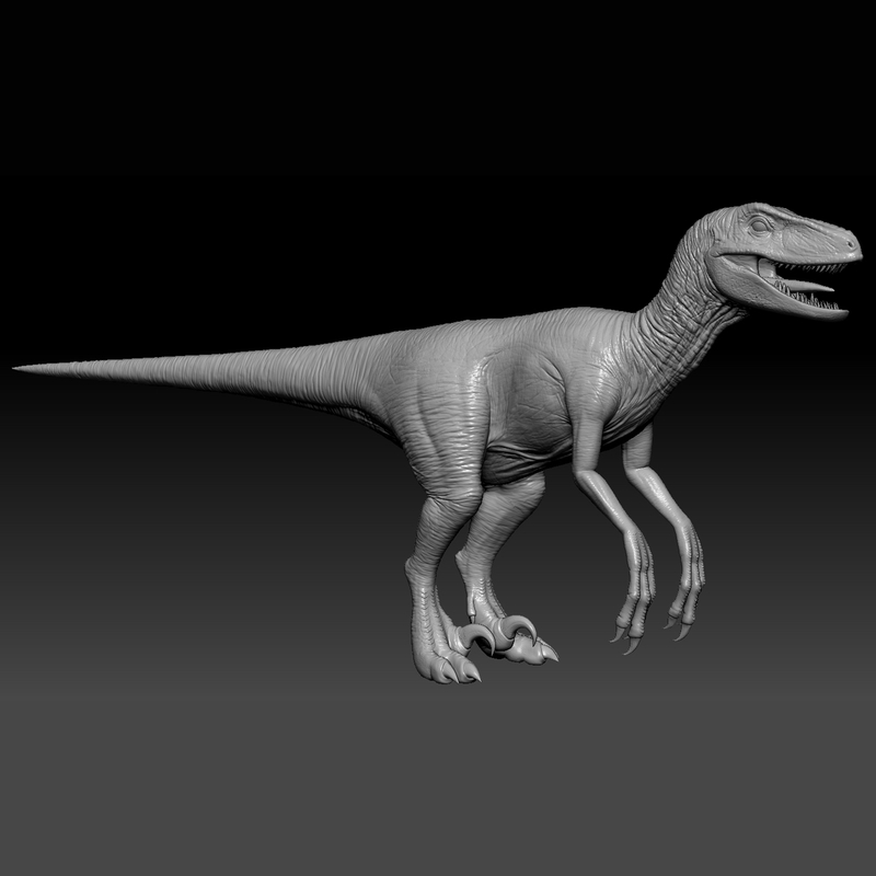 max realistic velociraptor raptor