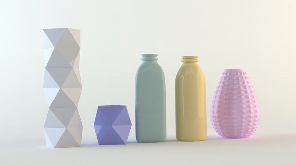 3ds max ceramic vases