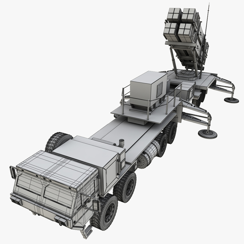 3d hemtt patriot model