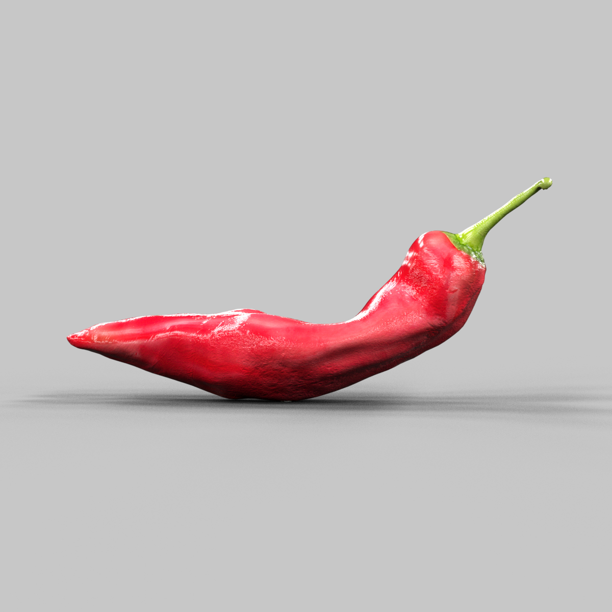 3d chili pepper model