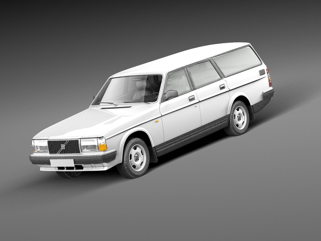 240 wagon 3d model
